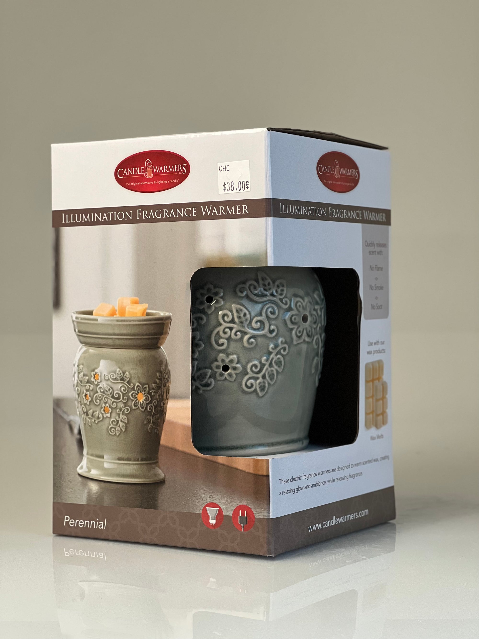 Perennial Illumination Fragrance Warmer - Country Home Candle Perennial Illumination Fragrance Warmer - Country Home Candle